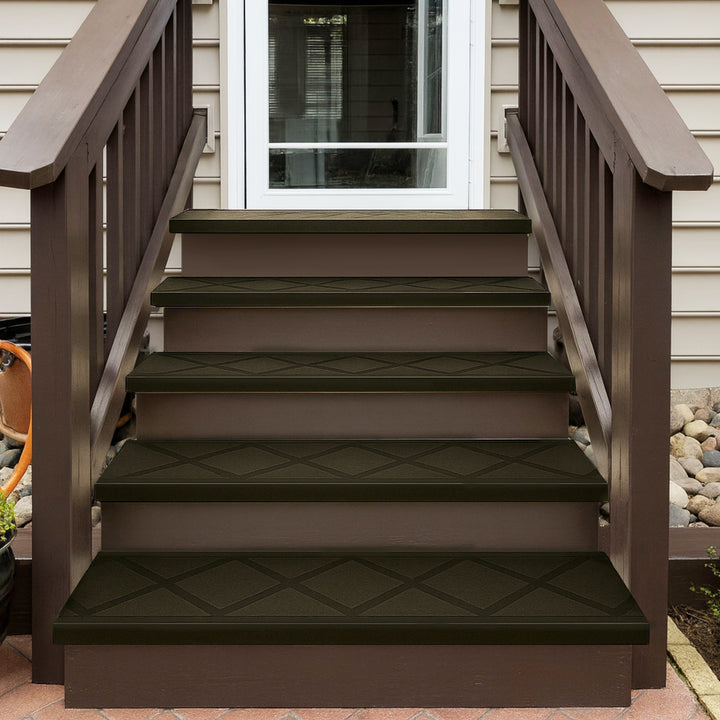 Deck Stairs Slippery? Non-Slip Outdoor Stair Treads for Deck & Garden ...