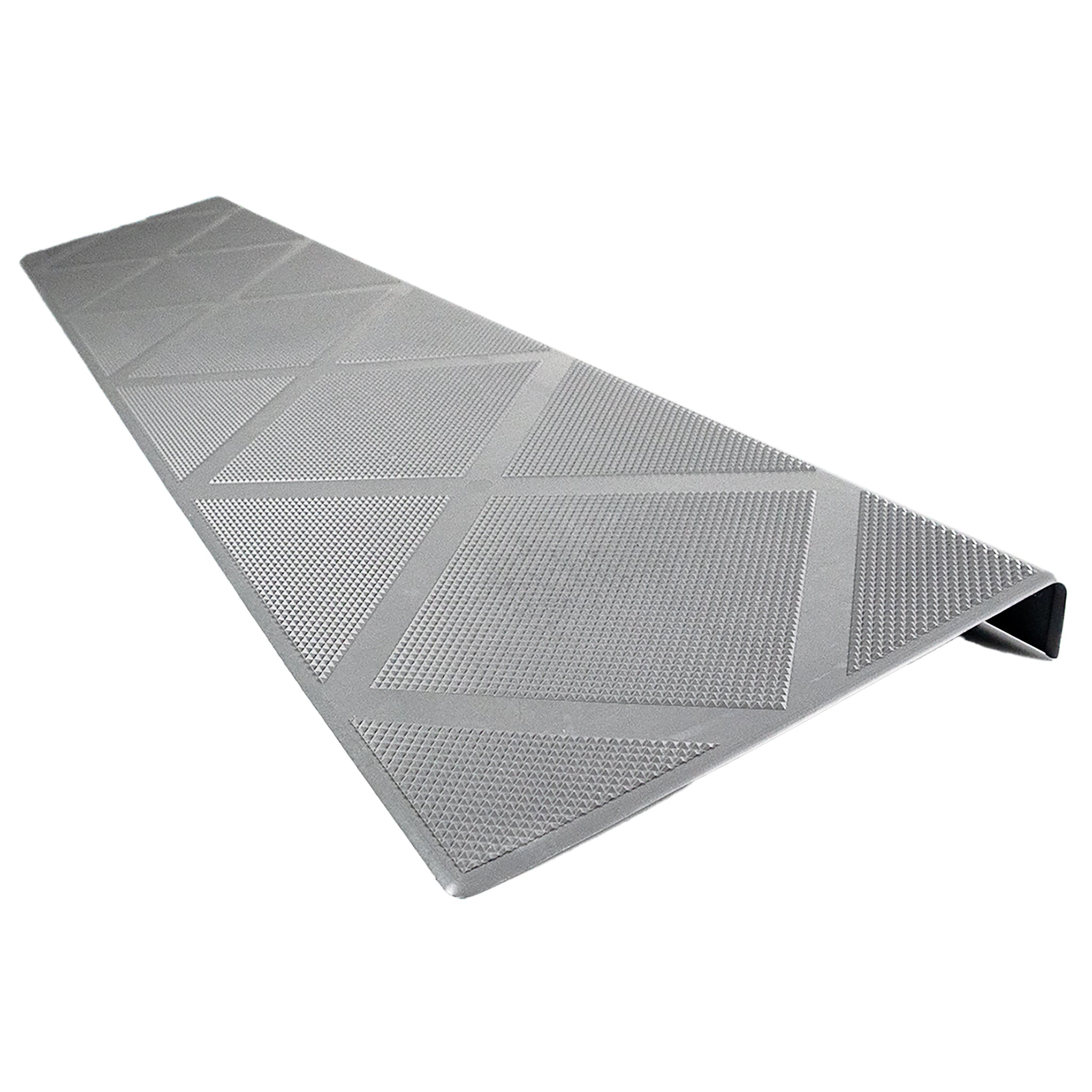 Composite Slip Resistant Stair Treads - Light Grey | ComposiGrip